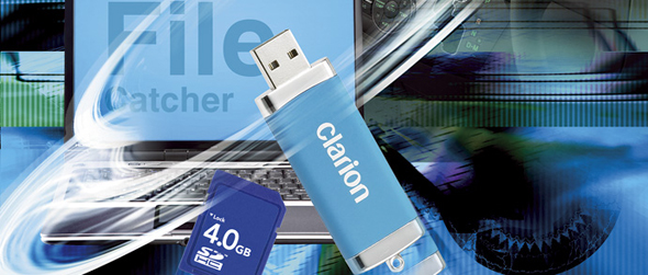 Clarion Japan | カーナビ カーオーディオ クラリオン | パソコンに保存した音楽をスムーズに転送・再生できる「ファイルキャッチャー®」